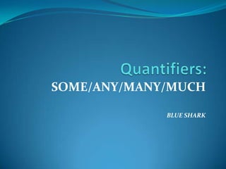 Quantifiers | PPTX