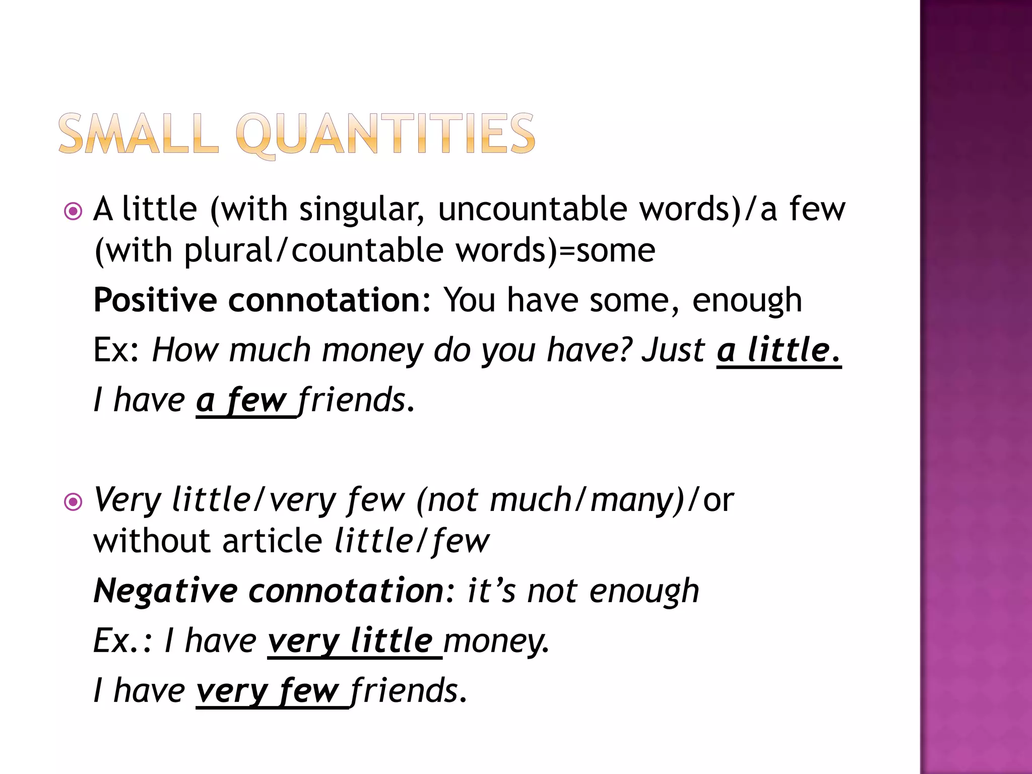 Quantifiers | PPTX
