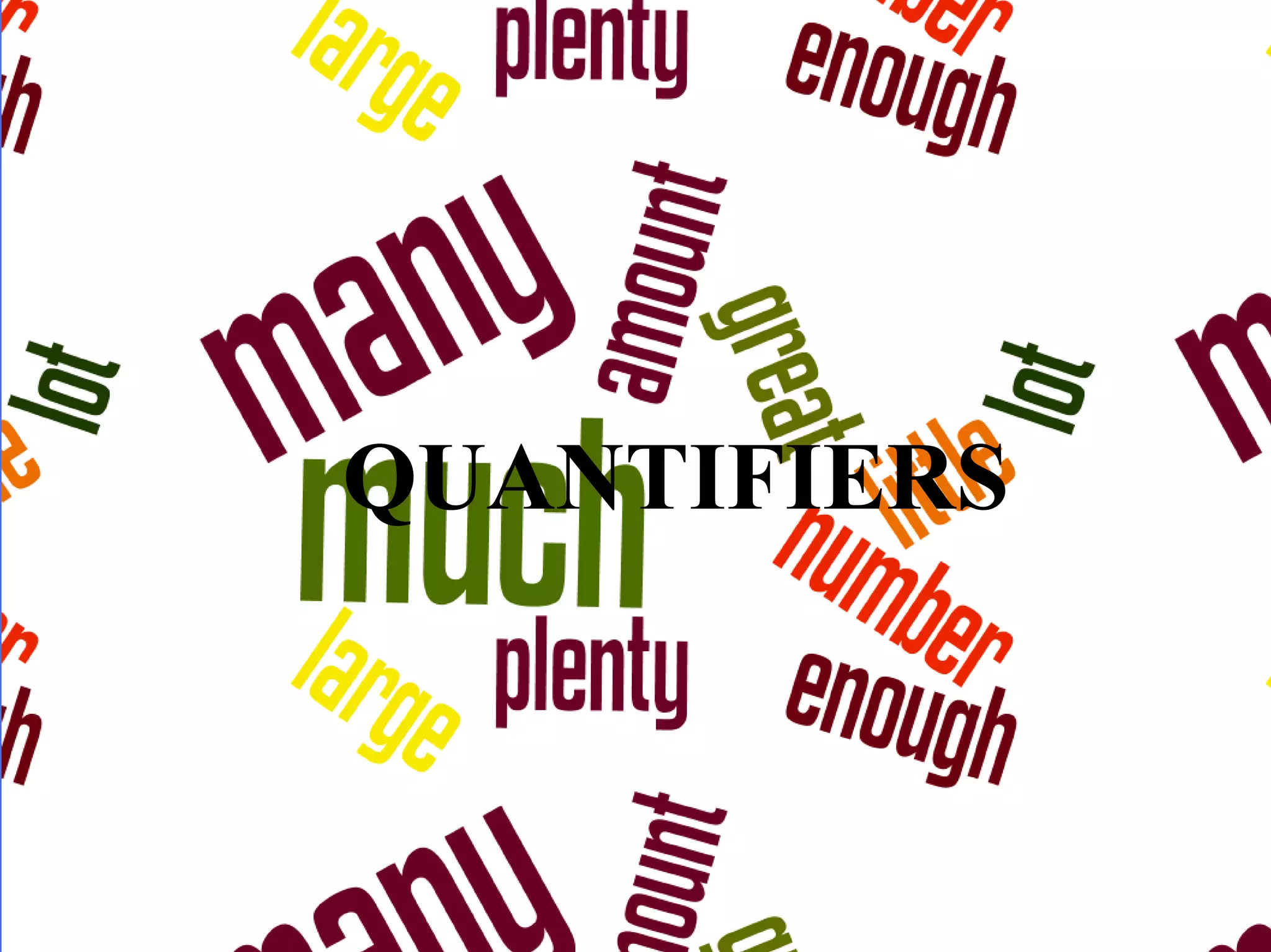 Quantifiers | ODP