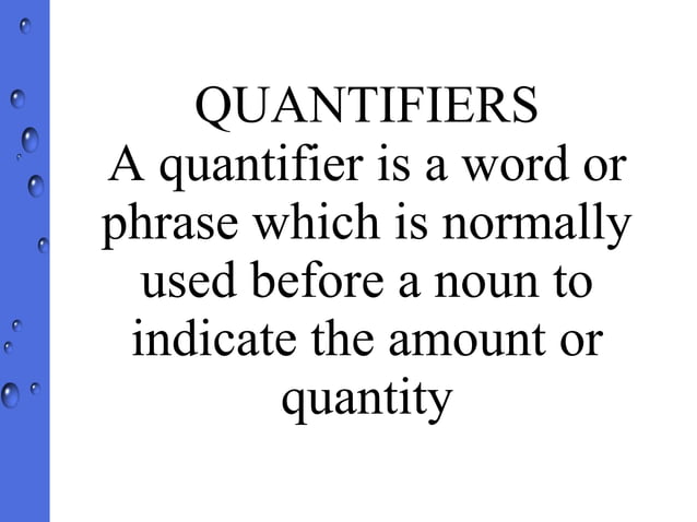 Quantifiers | ODP