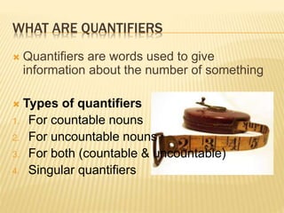Quantifiers | PPT