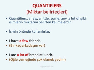 Quantifiers | PPTX