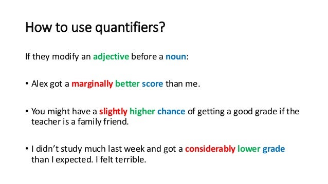 Quantifiers