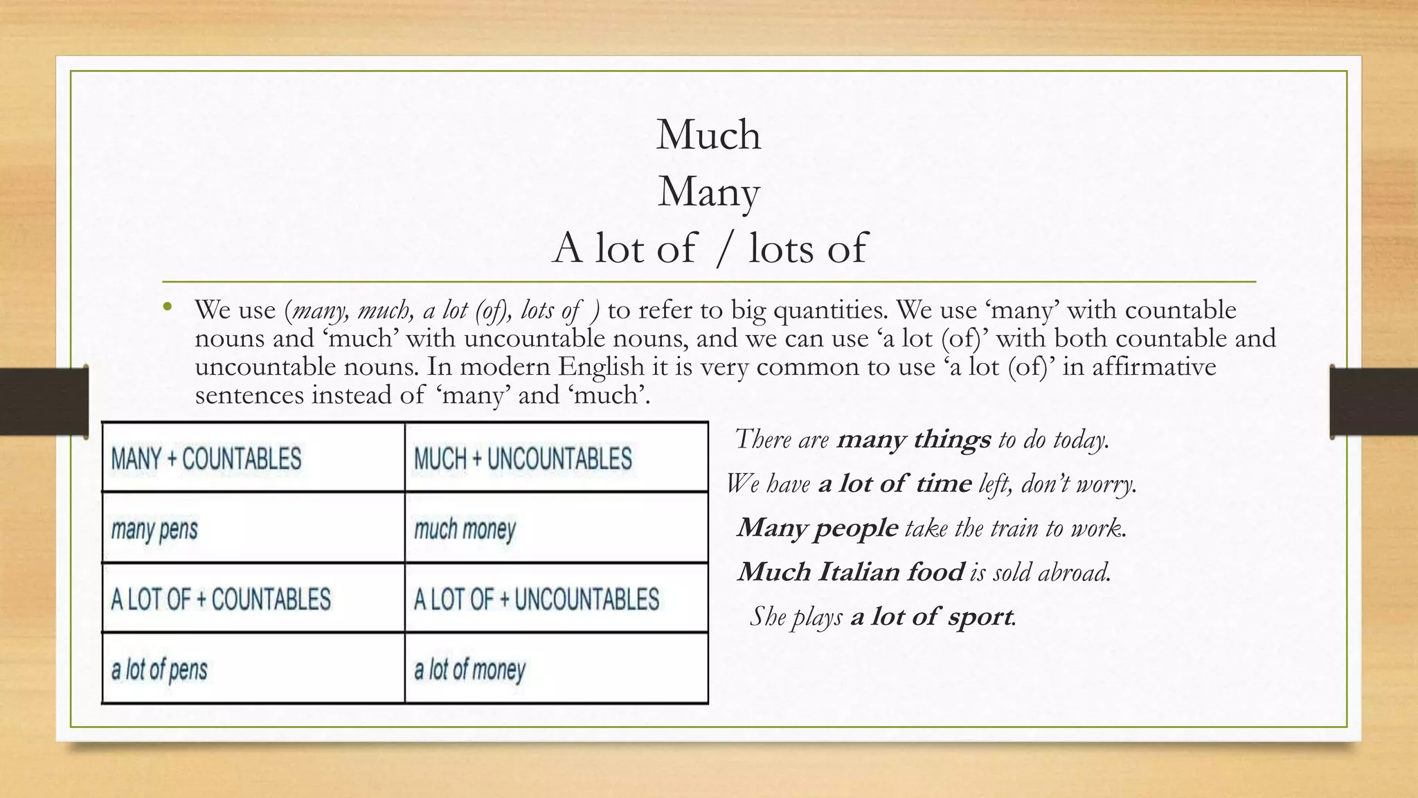 Quantifiers | PPT