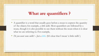 Quantifiers | PPT