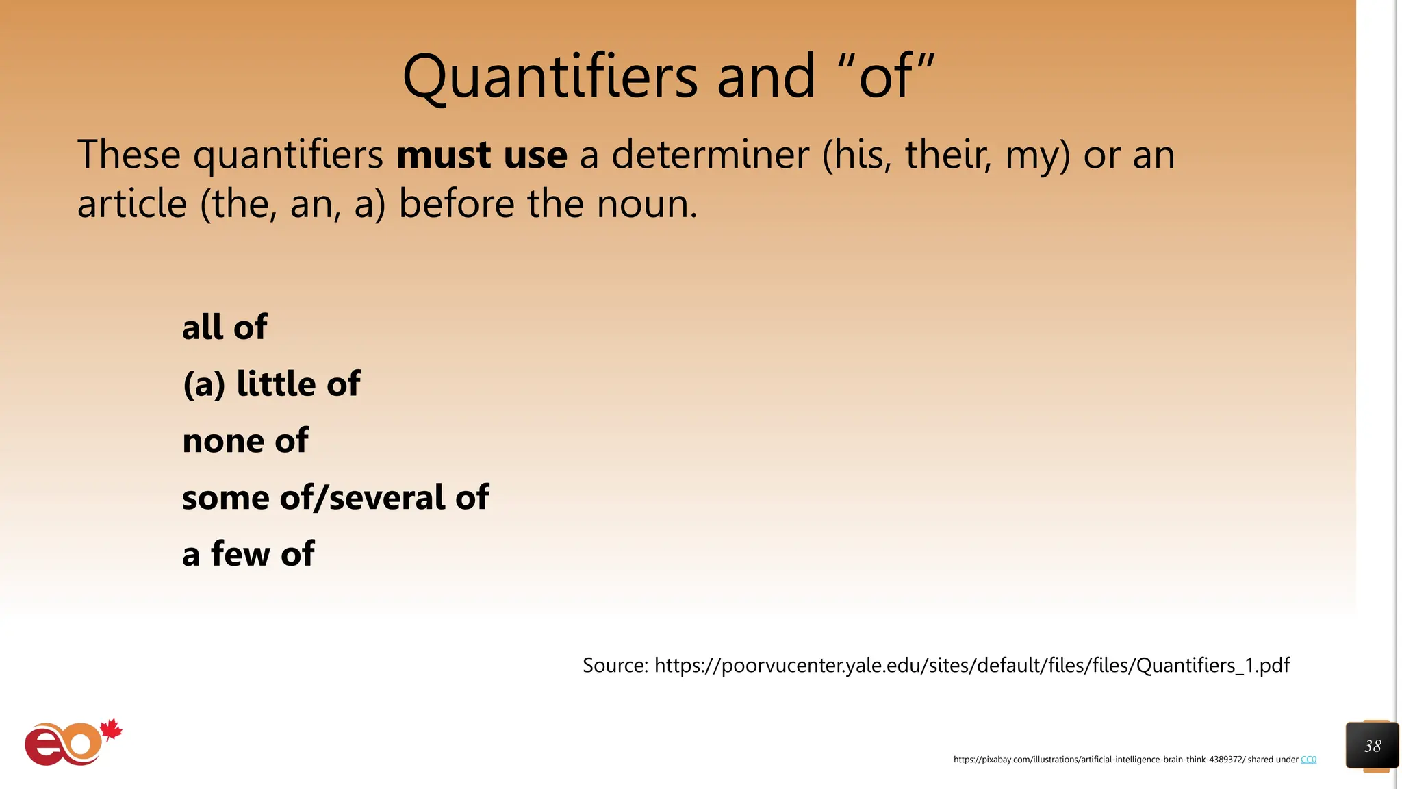 Quantifiers.pptx | Online Education | Education