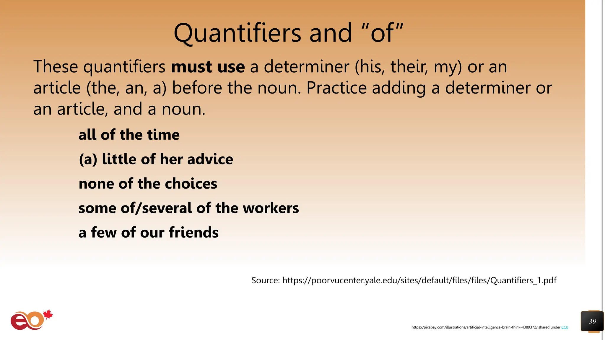 Quantifiers.pptx | Online Education | Education