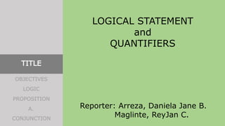 Mathematics in the Modern World - Quantifiers | PPTX