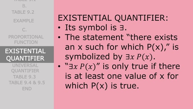 Mathematics in the Modern World - Quantifiers | PPTX | Science