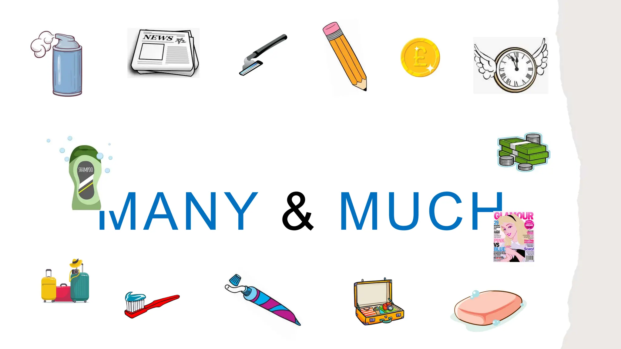 Quantifiers, many, much, lots of, some any | PPTX