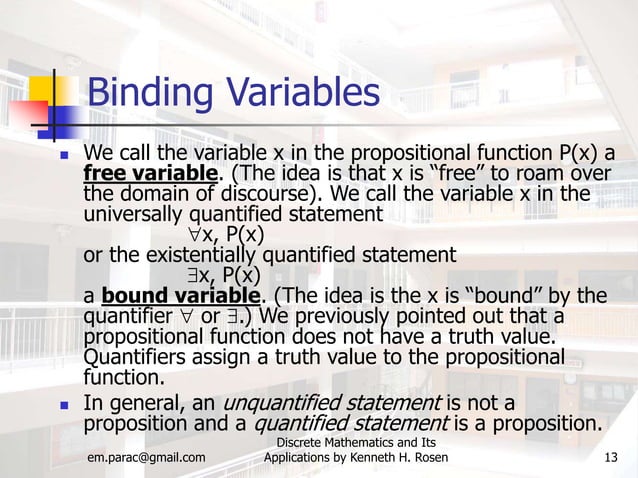 DISCRTE STRUCTURES CSY1-QUANTIFIERS.pptx | Programming Languages | Computing