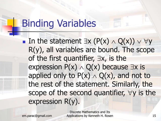 DISCRTE STRUCTURES CSY1-QUANTIFIERS.pptx | Programming Languages | Computing