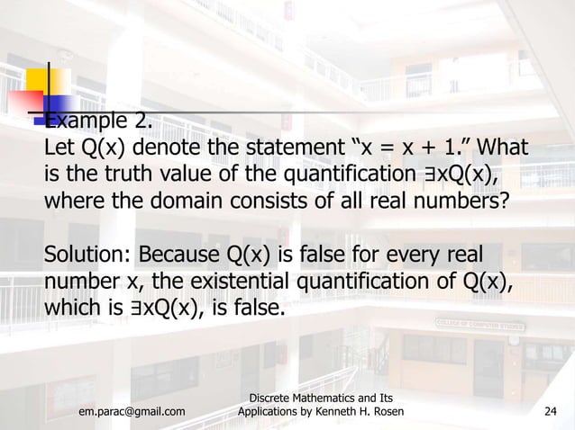 DISCRTE STRUCTURES CSY1-QUANTIFIERS.pptx | Programming Languages | Computing