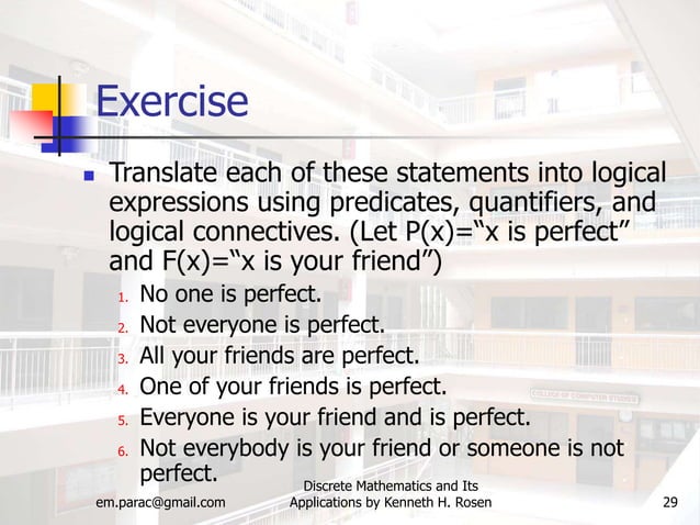 DISCRTE STRUCTURES CSY1-QUANTIFIERS.pptx | Programming Languages | Computing