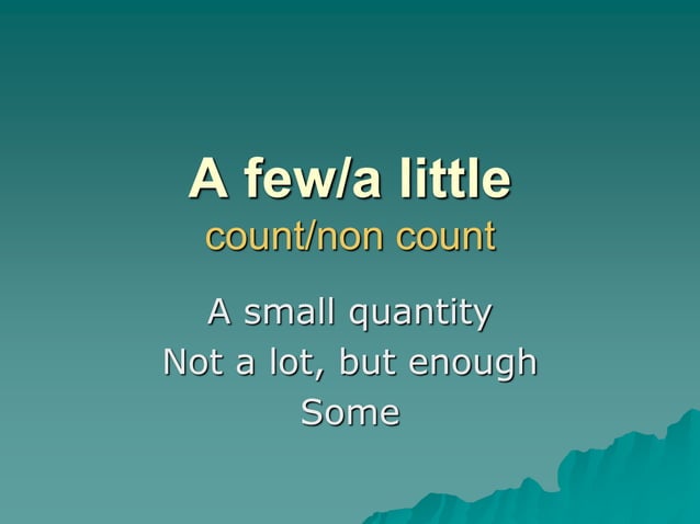 QUANTIFIERS A QUICK GUIDE TO HOW TO USE THEM | PPT