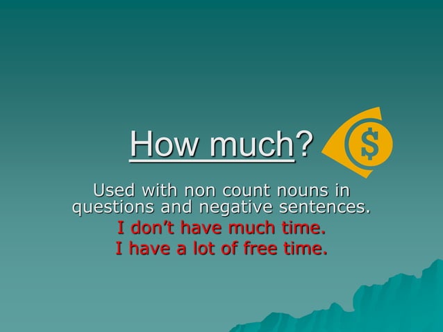 QUANTIFIERS A QUICK GUIDE TO HOW TO USE THEM | PPT