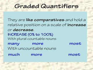 Quantifiers (1) | PPT