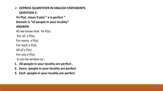 Quantifiers and its Types | PPTX