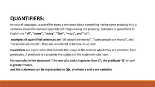 Quantifiers and its Types | PPTX