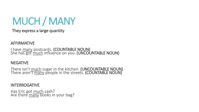 Quantifiers explanation | PPTX