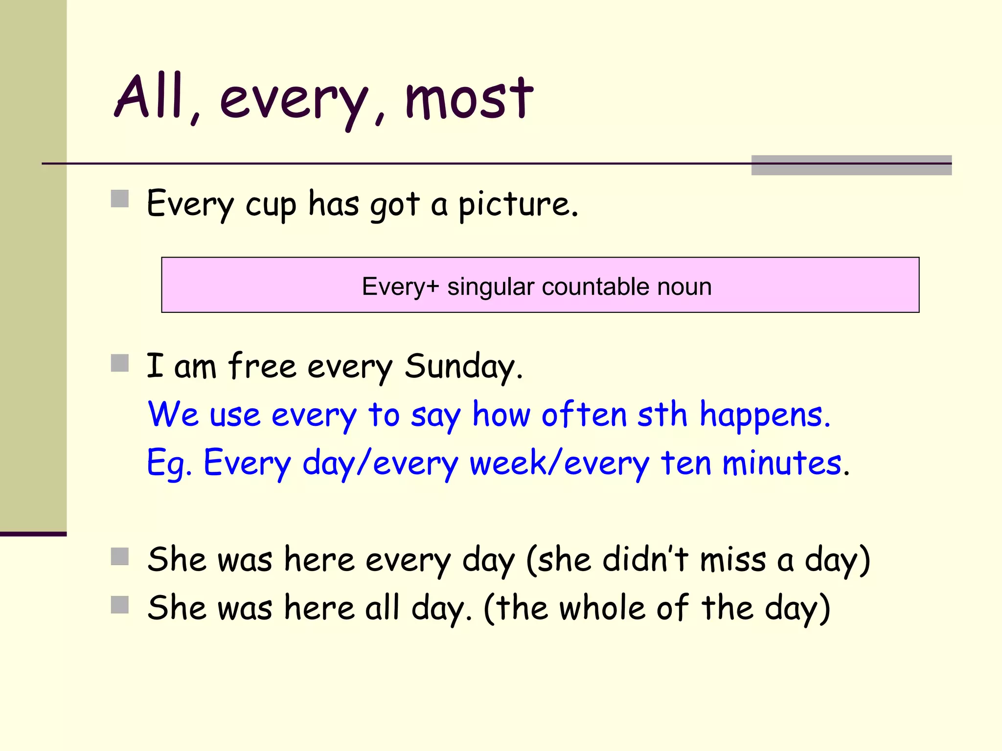 Quantifiers | PPT | Programming Languages | Computing