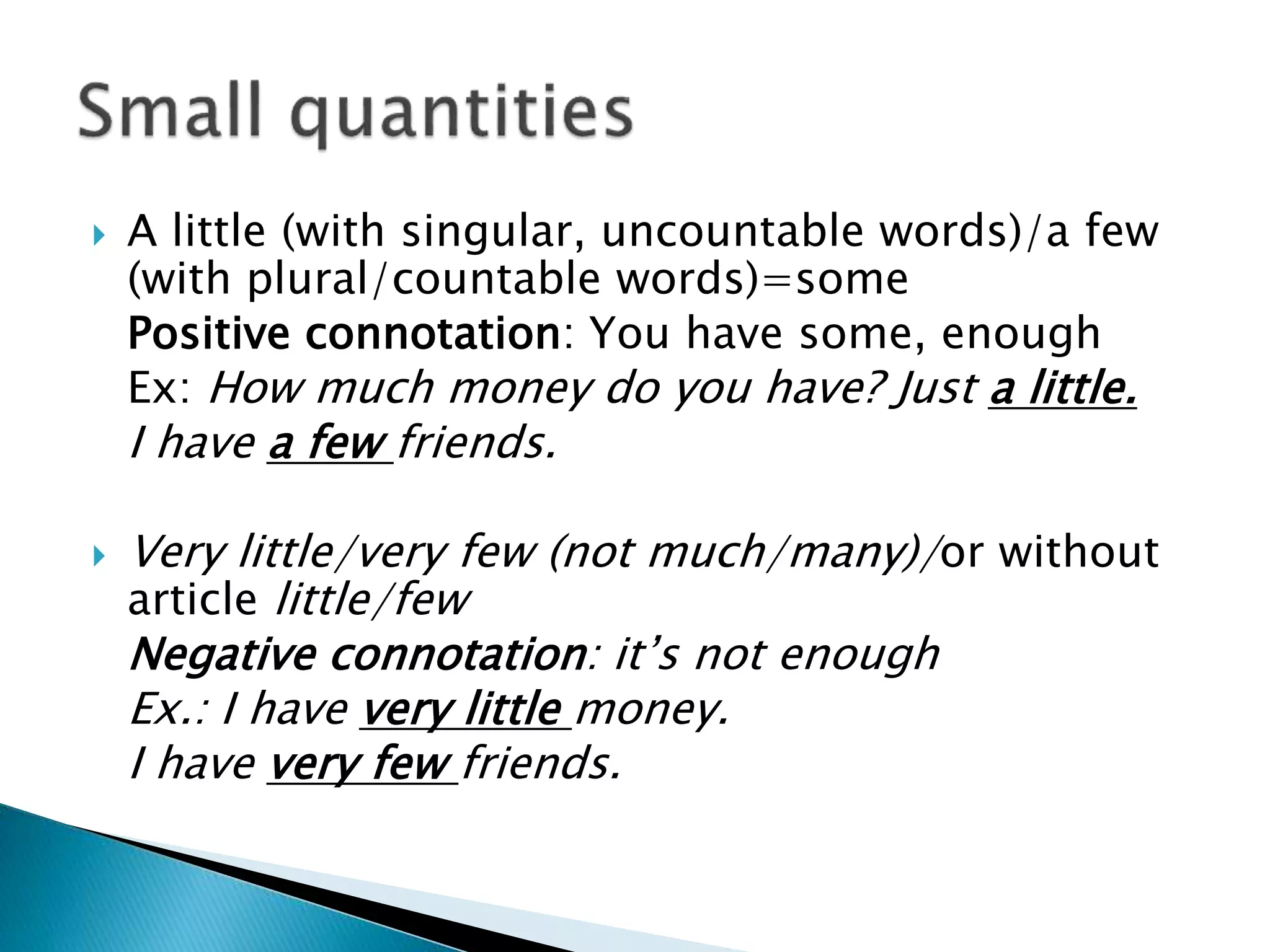 Quantifiers intermedio 2 | PPTX