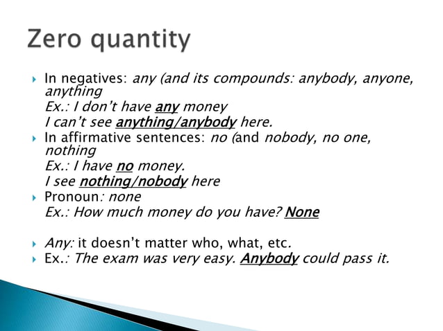 Quantifiers intermedio 2 | PPTX