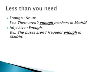 Quantifiers intermedio 2 | PPTX