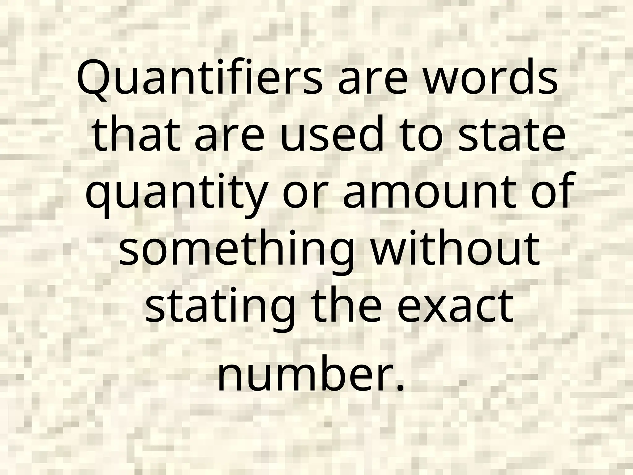 Quantifiers PPT / how much, how many, etc | PPT
