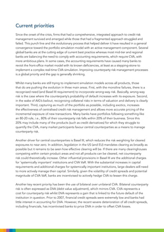 The evolution of counterparty credit risk | PDF