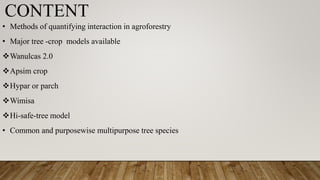 Method of Quantifying interactions and its types | PPTX