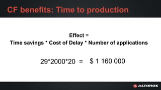 Quantifying the Benefits of Cloud Foundry | PPT