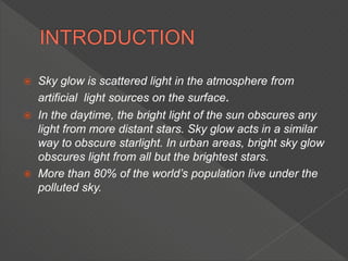 Quantifying the effects of sky-glow on visibility of stars | PPTX