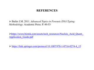 Quantitation of DNA | PPTX
