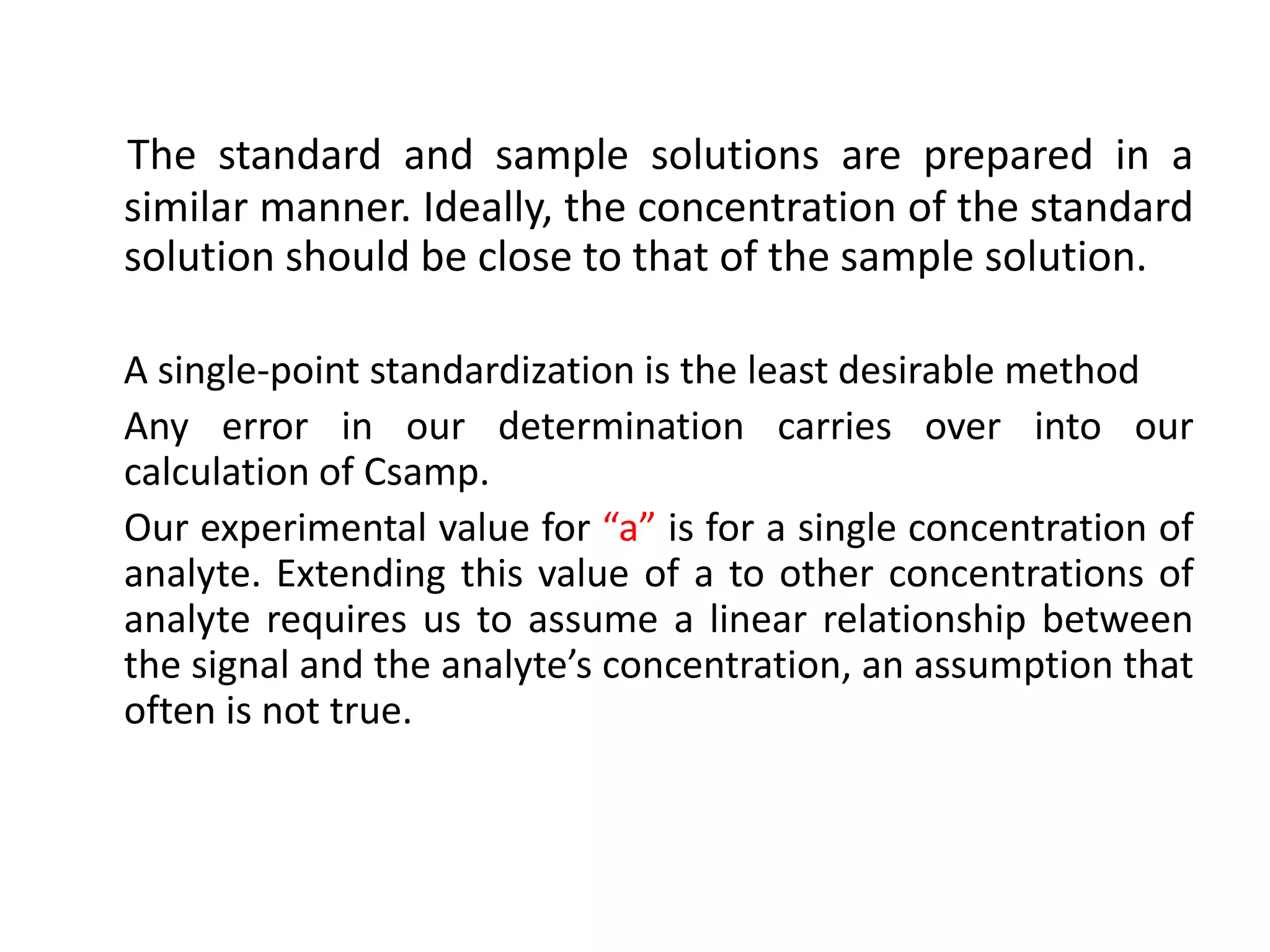 Quantitation techniques used in chromatography | PPTX