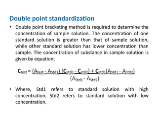 Quantitation techniques used in chromatography | PPTX