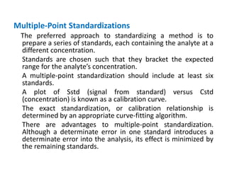 Quantitation techniques used in chromatography | PPTX