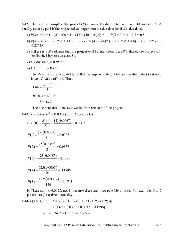 Quantitative Analysis For Management 11th Edition Render Solutions Manual | PDF | Educational ...