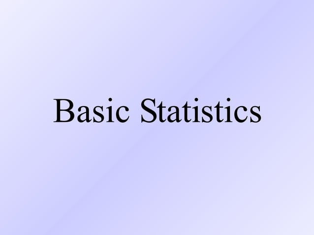 Quantitative Data - A Basic Introduction | PPT | Educational Assessment ...