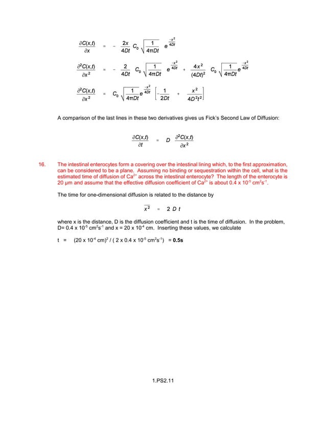 Quantitative Human Physiology 2nd Edition Feher Solutions Manual | PDF | Chemistry | Science