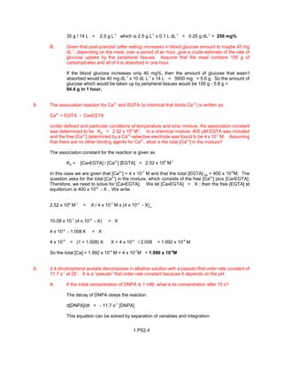 Quantitative Human Physiology 2nd Edition Feher Solutions Manual | PDF