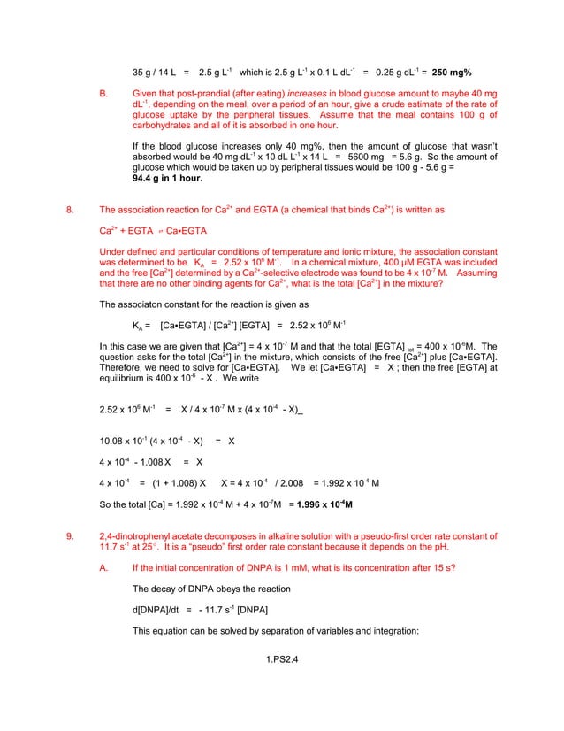 Quantitative Human Physiology 2nd Edition Feher Solutions Manual | PDF | Chemistry | Science