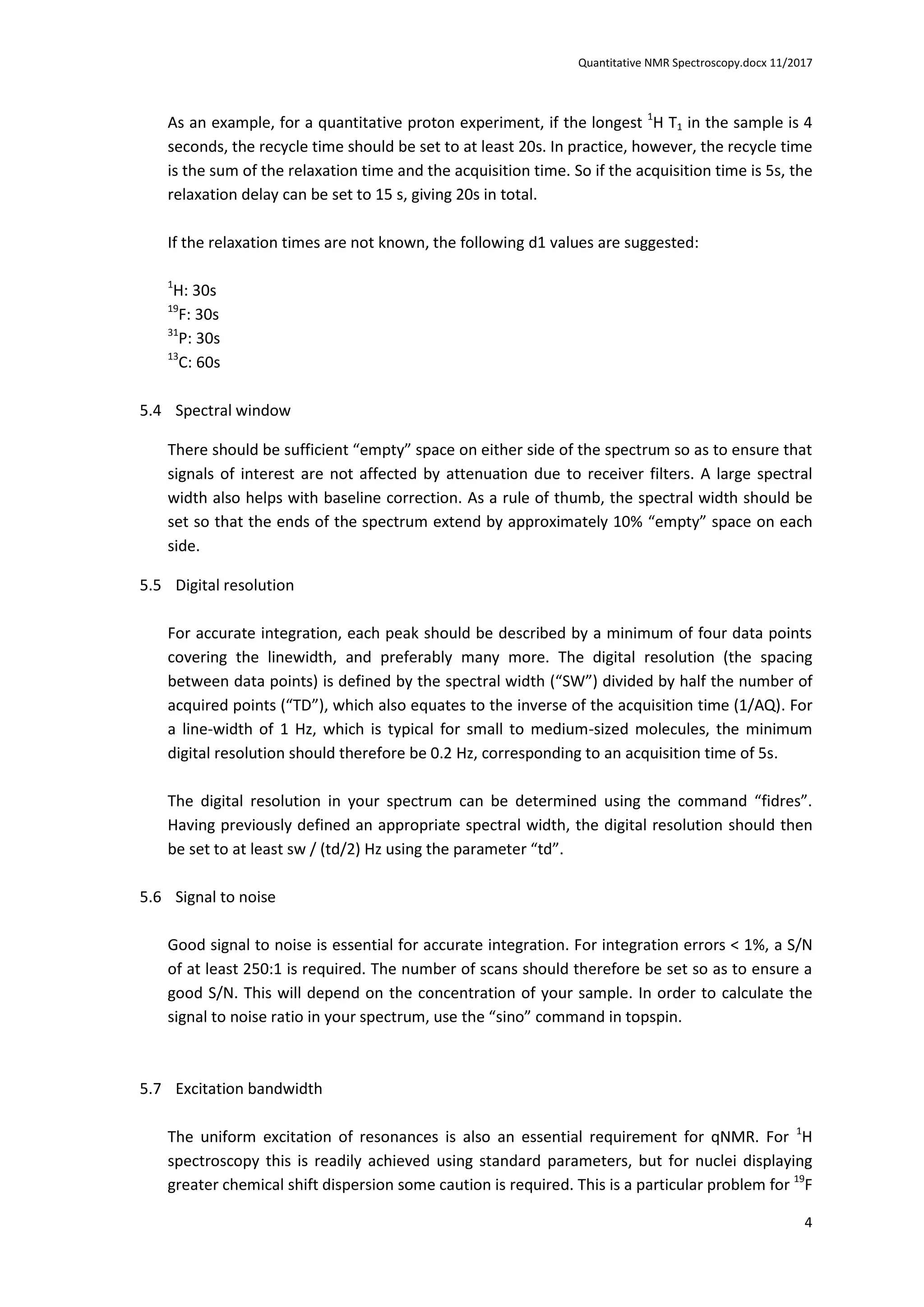 Quantitative nmr | PDF