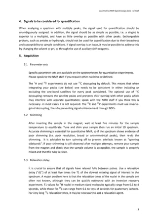Quantitative nmr | PDF