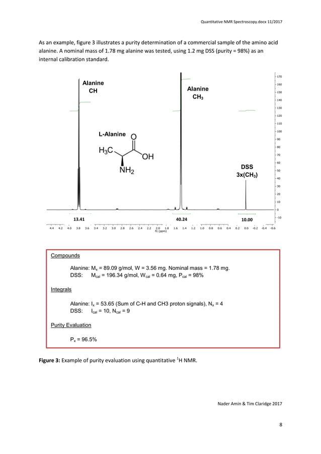 Quantitative nmr | PDF | Chemistry | Science