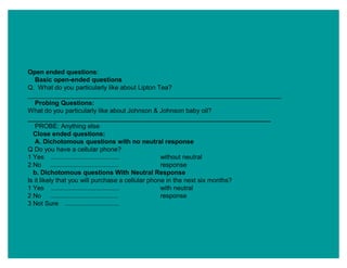 Quantitative Research Instruments | PDF