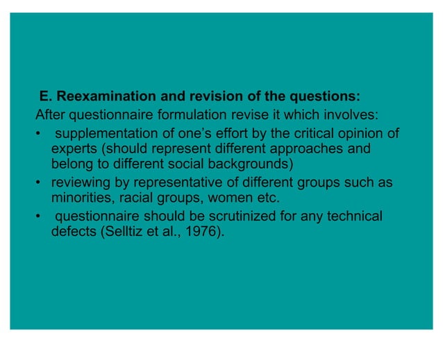 Quantitative Research Instruments | PDF | Standardized Testing ...