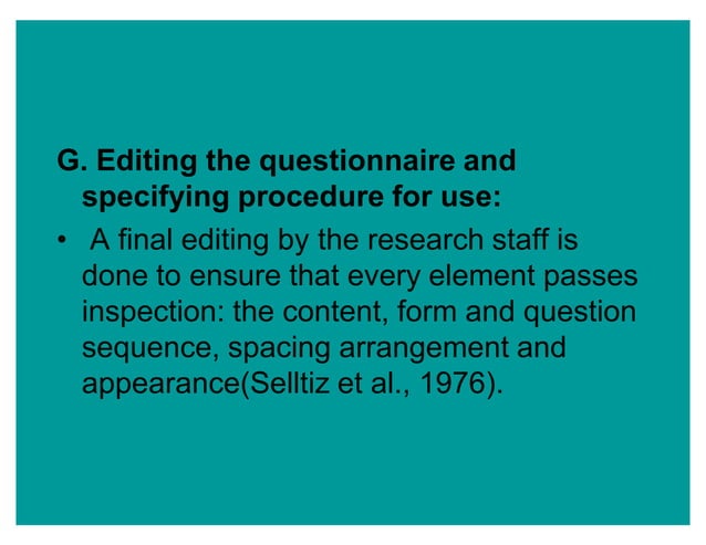 Quantitative Research Instruments | PDF | Standardized Testing ...
