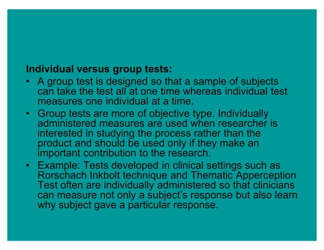 Quantitative Research Instruments | PDF | Standardized Testing ...
