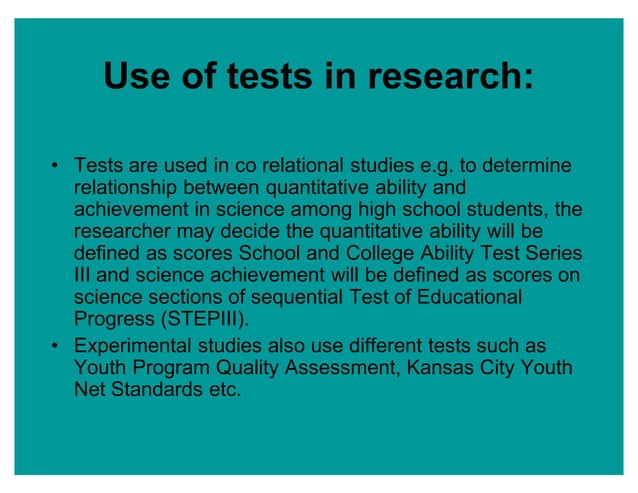 Quantitative Research Instruments | PDF | Standardized Testing ...